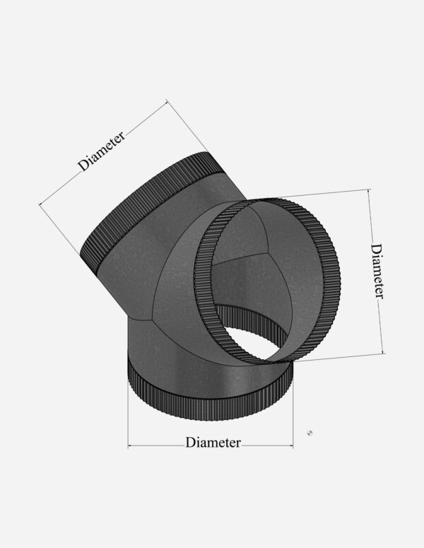 3 Way Metal Branch – Duct System Christchurch | Quality Duct System